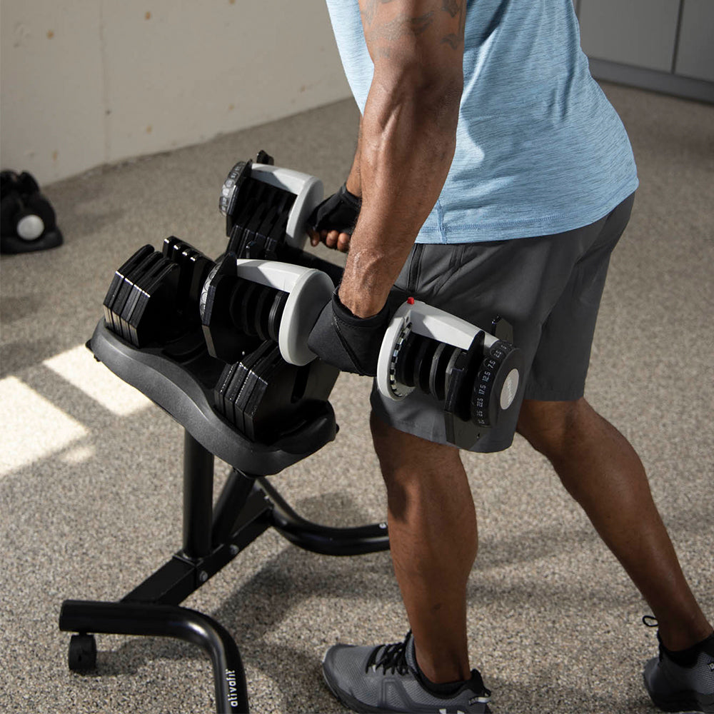 Ativafit Atlas Adjustable Dumbbell Stand for Home Workout